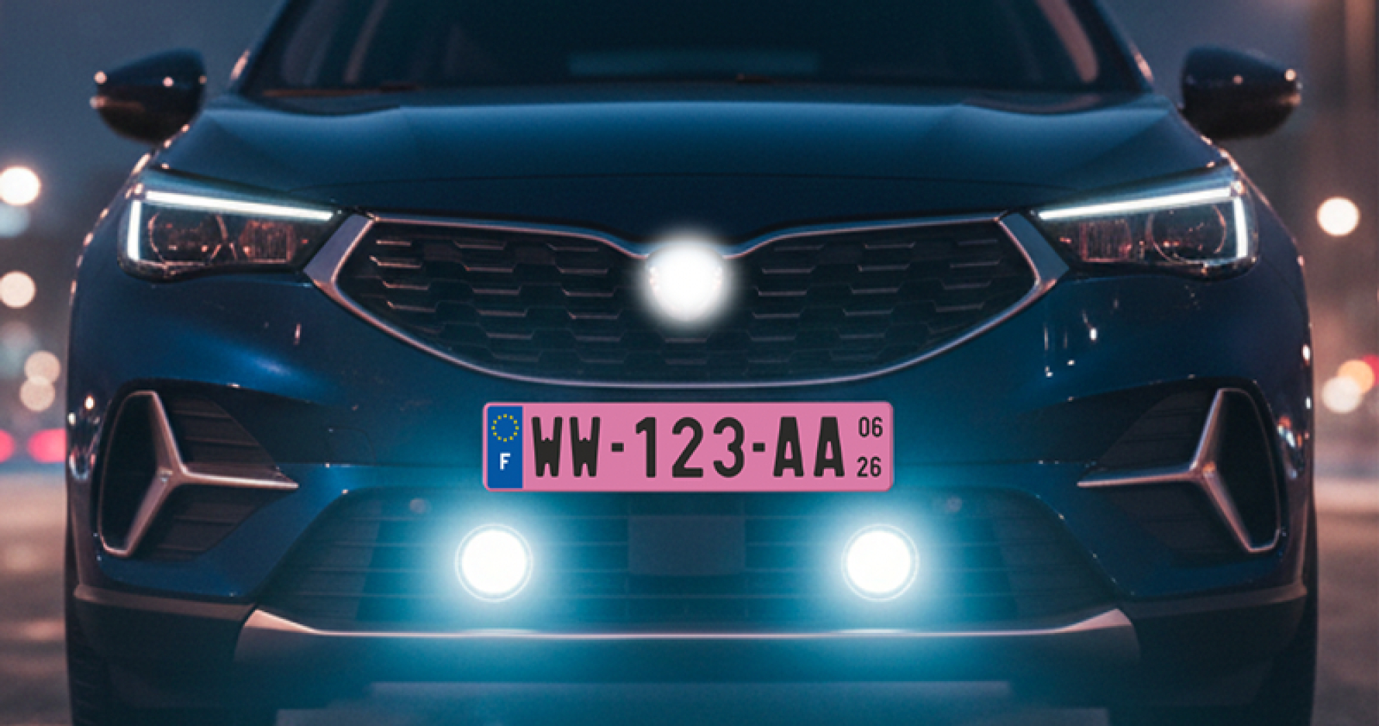 Plaque d'immatriculation rose WW 2026 : tout savoir